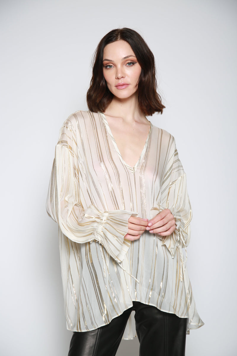 IRO | Blusa Adore Ecru Ecru para mujer – The Style Rack